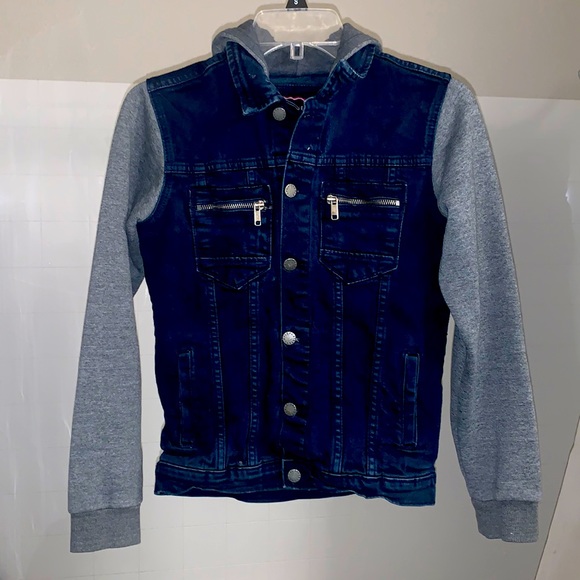 Vertical + Eagle | Jackets & Coats | Vertical Eagle Denim Hooded ...